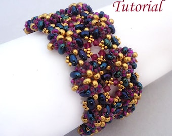 Tutorial Terra Twins Bracelet Beading Pattern PDF | Etsy