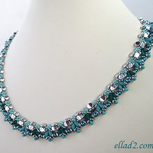 Tutorial Pinchy Necklace - Beading Tutorial, Instant Download, PDF File, Jewelry Tutorials - Etsy