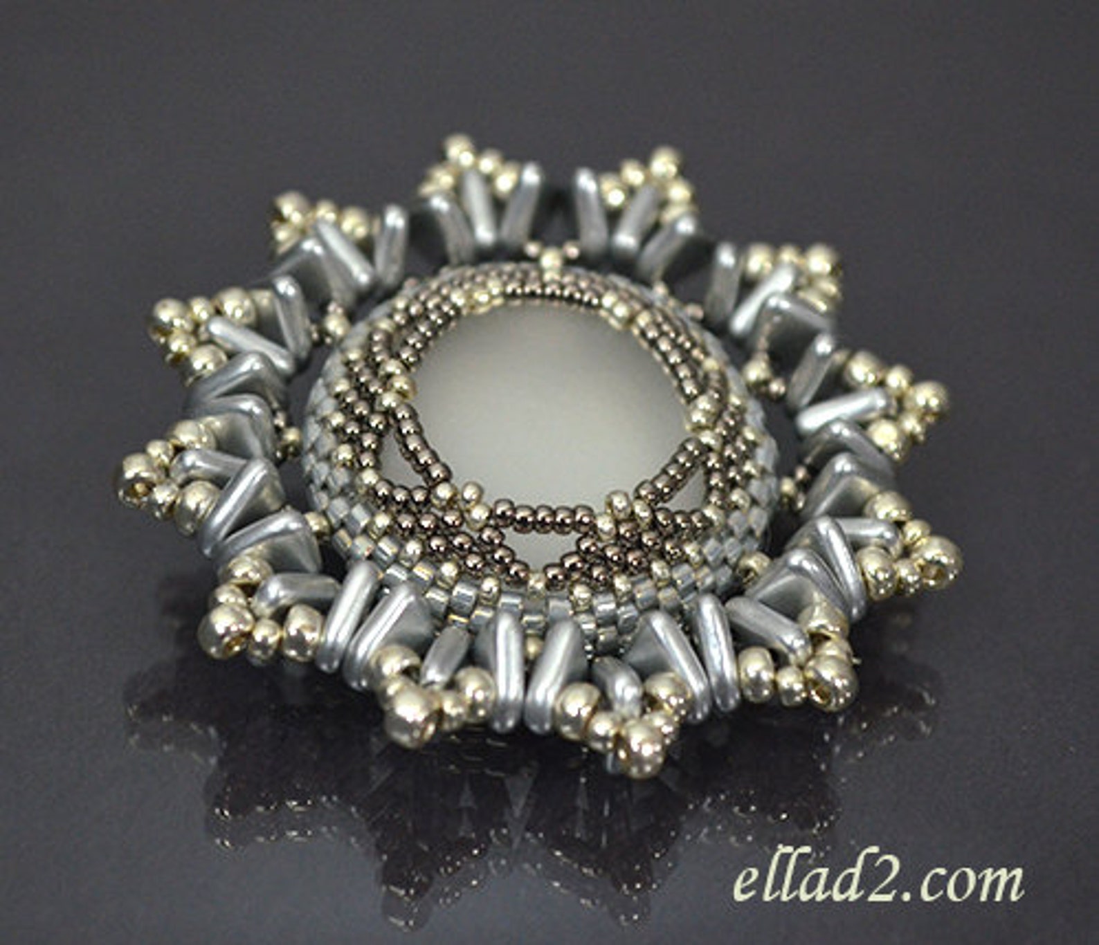 Tutorial Anais Brooch Beading Tutorial Instant Download - Etsy
