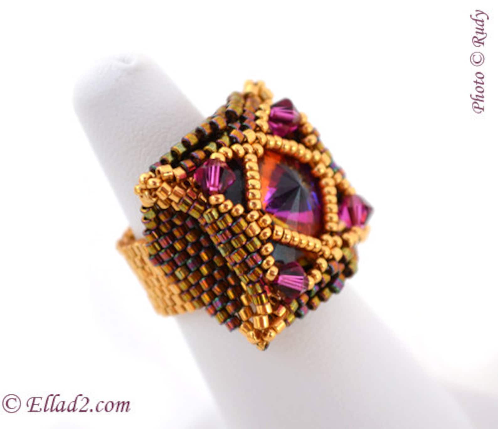 Tutorial Salinas Ring Beading Tutorial PDF - Etsy