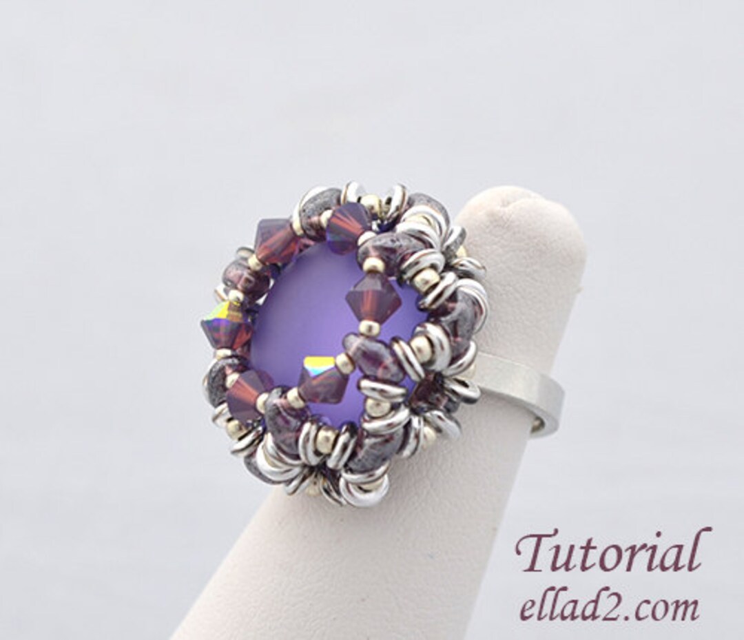 Tutorial O-ring - Beading Pattern, Instant Download, PDF, Jewelry ...
