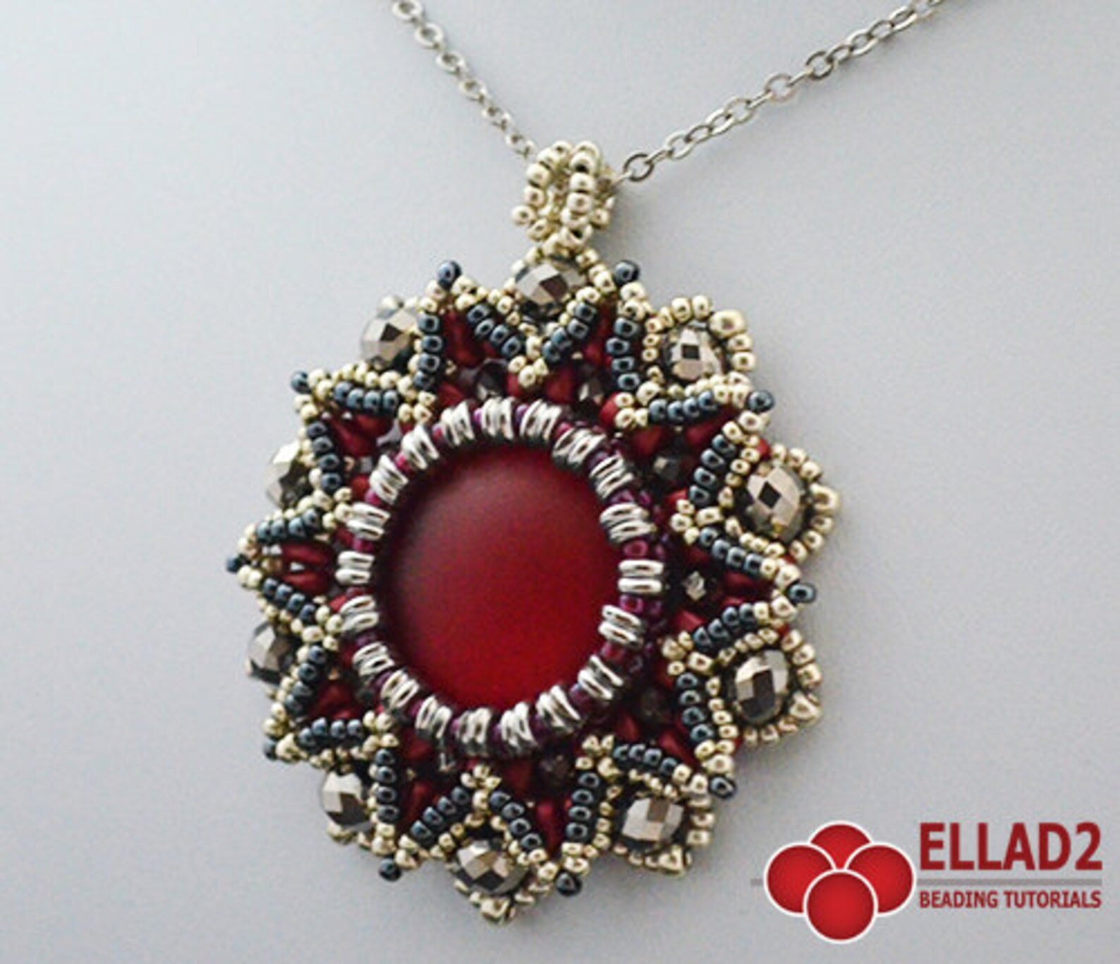 Tutorial Danica Pendant - Beading Pattern, Jewelry Tutorials,instant ...