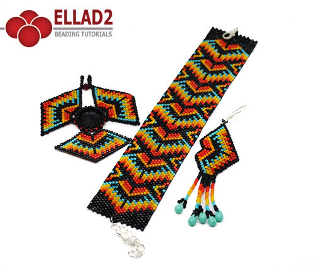 Beading Patterns Dakota Set - Beading Patterns, Beading Tutorials ...