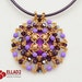 Tutorial Aiko Pendant-beading Tutorial, Beading Pattern, Jewelry Tutorial, Ellad2 - Etsy