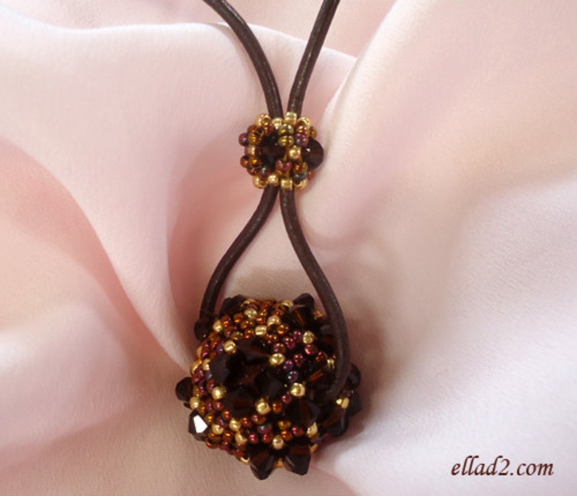 Tutorial Cubico Pendant Beading Tutorial PDF - Etsy