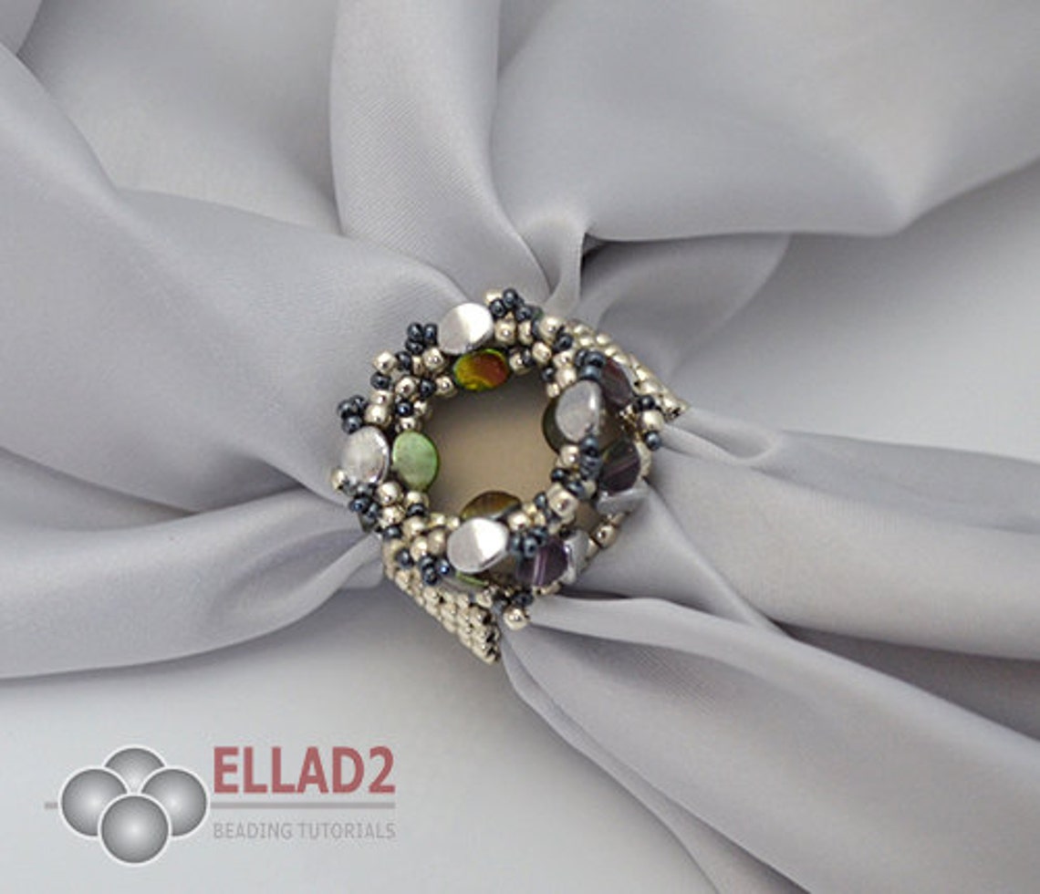 Tutorial Square-set Ring-instant Download Beading Tutorial - Etsy