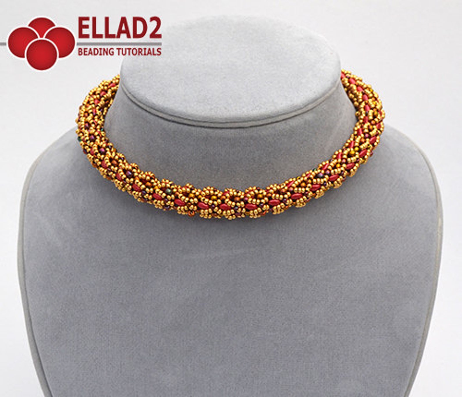 Tutorial Infinity Necklace - Beading Pattern, Beading Tutorial, Instant ...