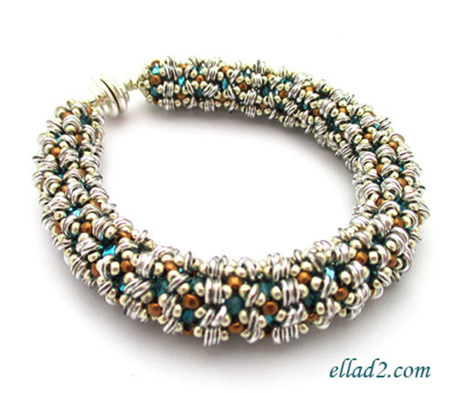 Tutorial O-bracelet - Beading Pattern, Instant Download, PDF, Jewelry ...
