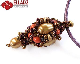 Tutorial Cross Pendant Beading Pattern PDF | Etsy