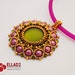 Tutorial Fabiola Pendant With 2-hole Cabochon 6mm, Beading Pattern, Instant Download - Etsy