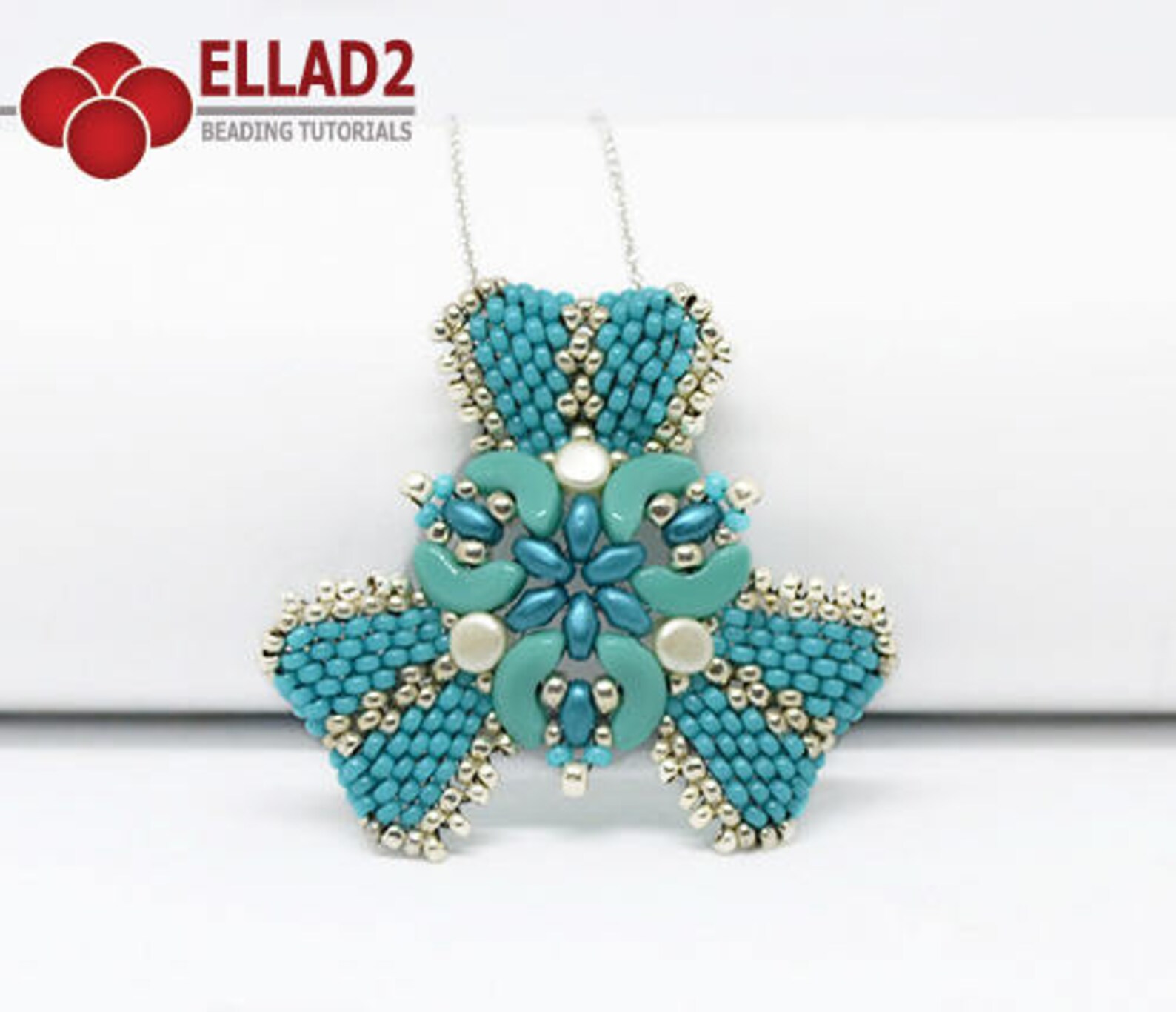 Tutorial Arcos Triangle Pendant-Beading Tutorial Beading | Etsy