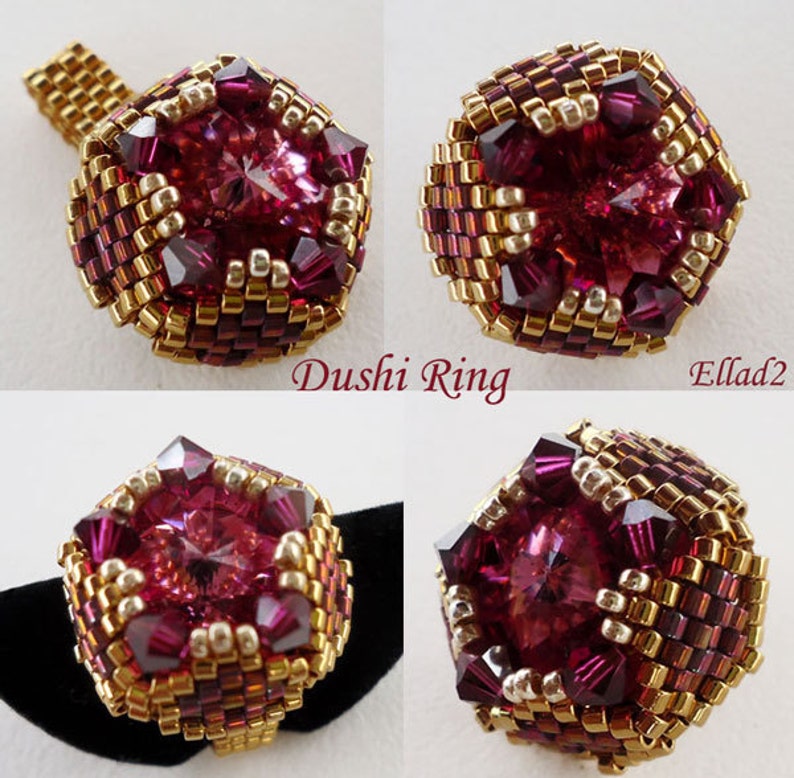 Tutorial Dushi Ring Bead Pattern - Etsy