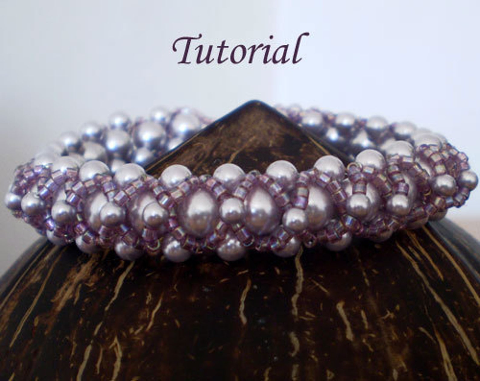 TUTORIAL Lilac Clouds Bracelet Beading Pattern PDF - Etsy