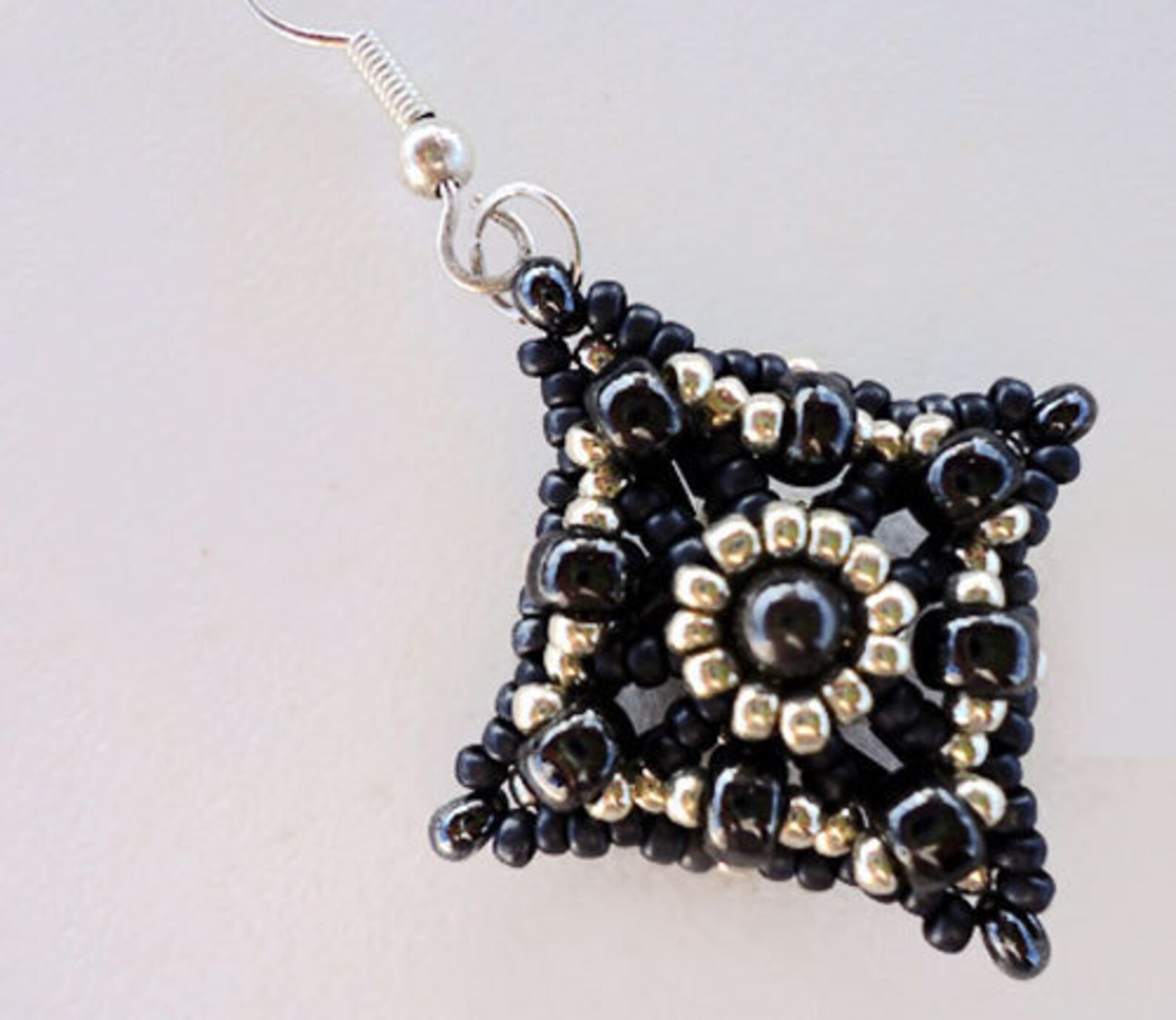 Tutorial Filigree Earrings Bead Pattern - Etsy
