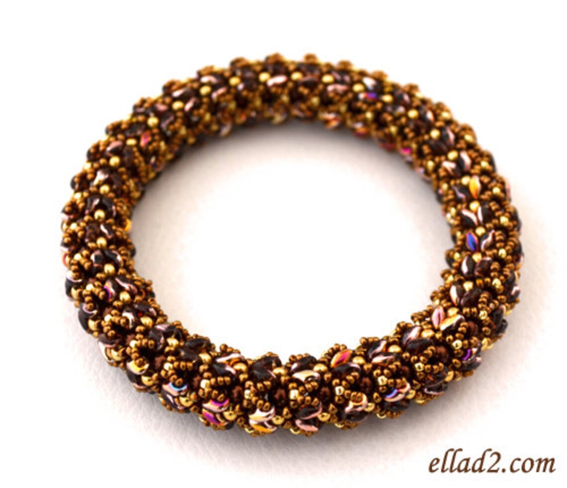 Tutorial Kyra Bangle Beading Pattern PDF - Etsy