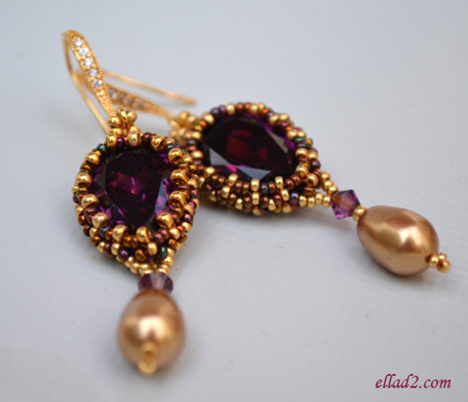 Tutorial Aurora Earrings Beading Pattern PDF Instant - Etsy