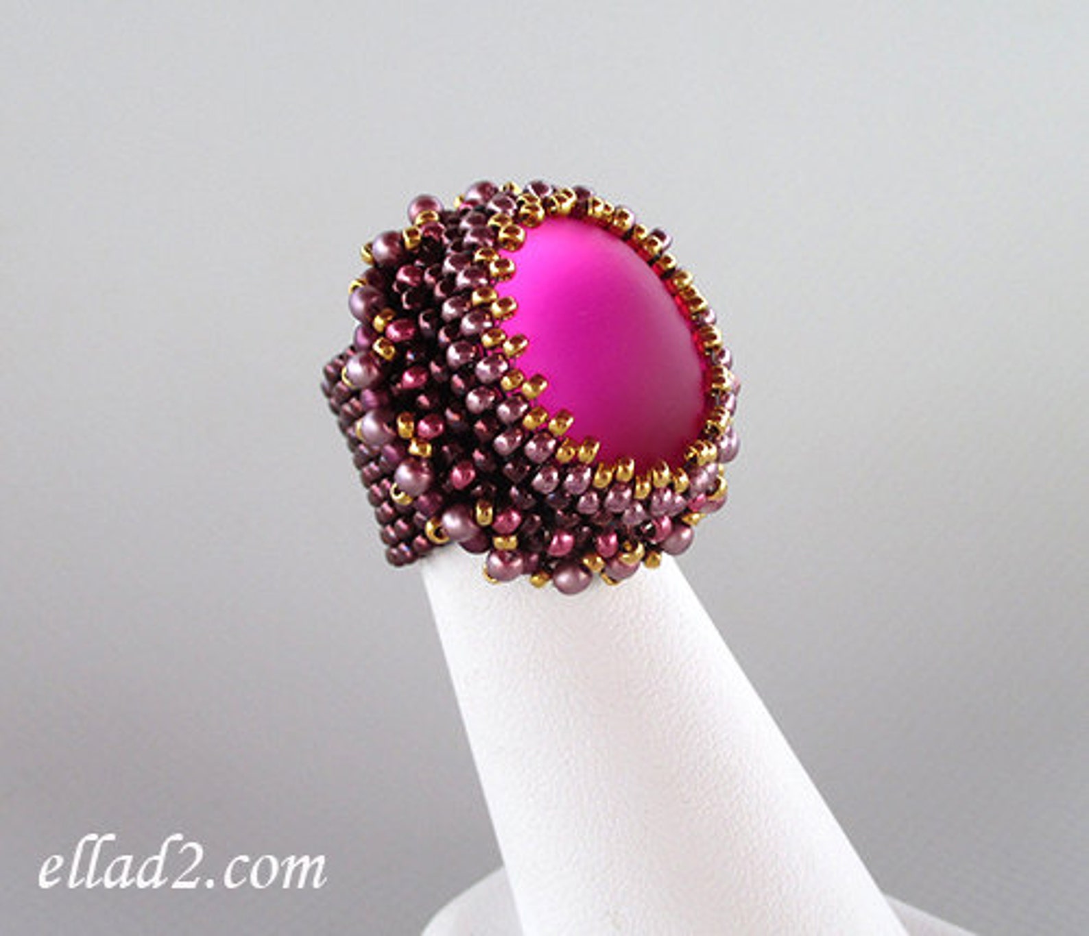 Tutorial Makalu Ring Beading Pattern PDF Instant Download - Etsy UK