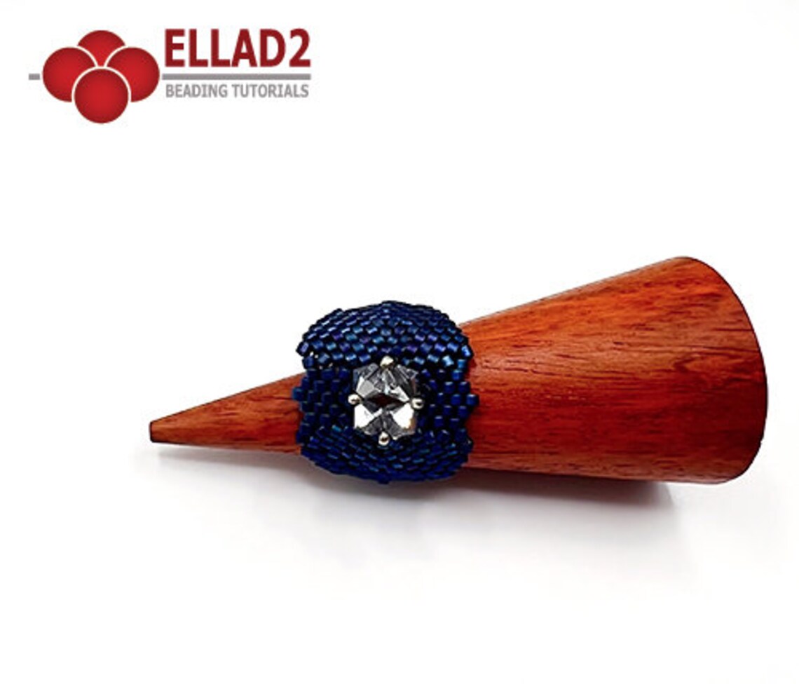 Beading Tutorial Uta Ring Beading Tutorial Instant - Etsy