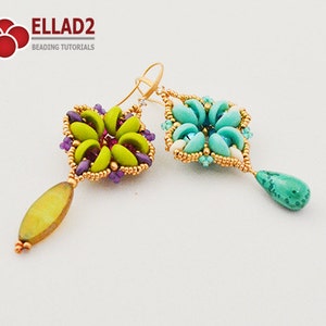Tutorial Libby Earrings-beading Tutorial, Instant Download,ellad2 - Etsy