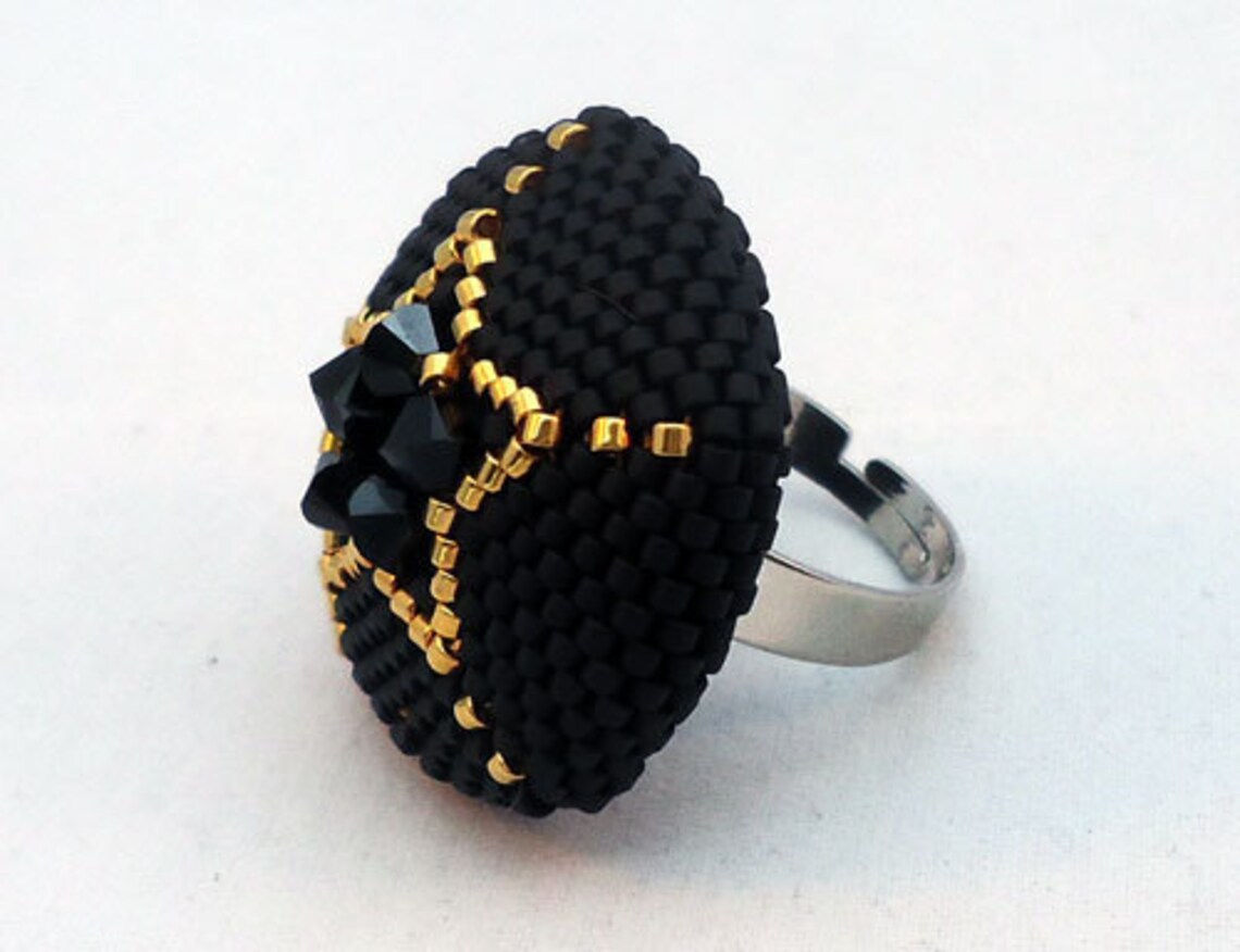 Tutorial Your Own Star Ring Beading Pattern Pdf | Etsy