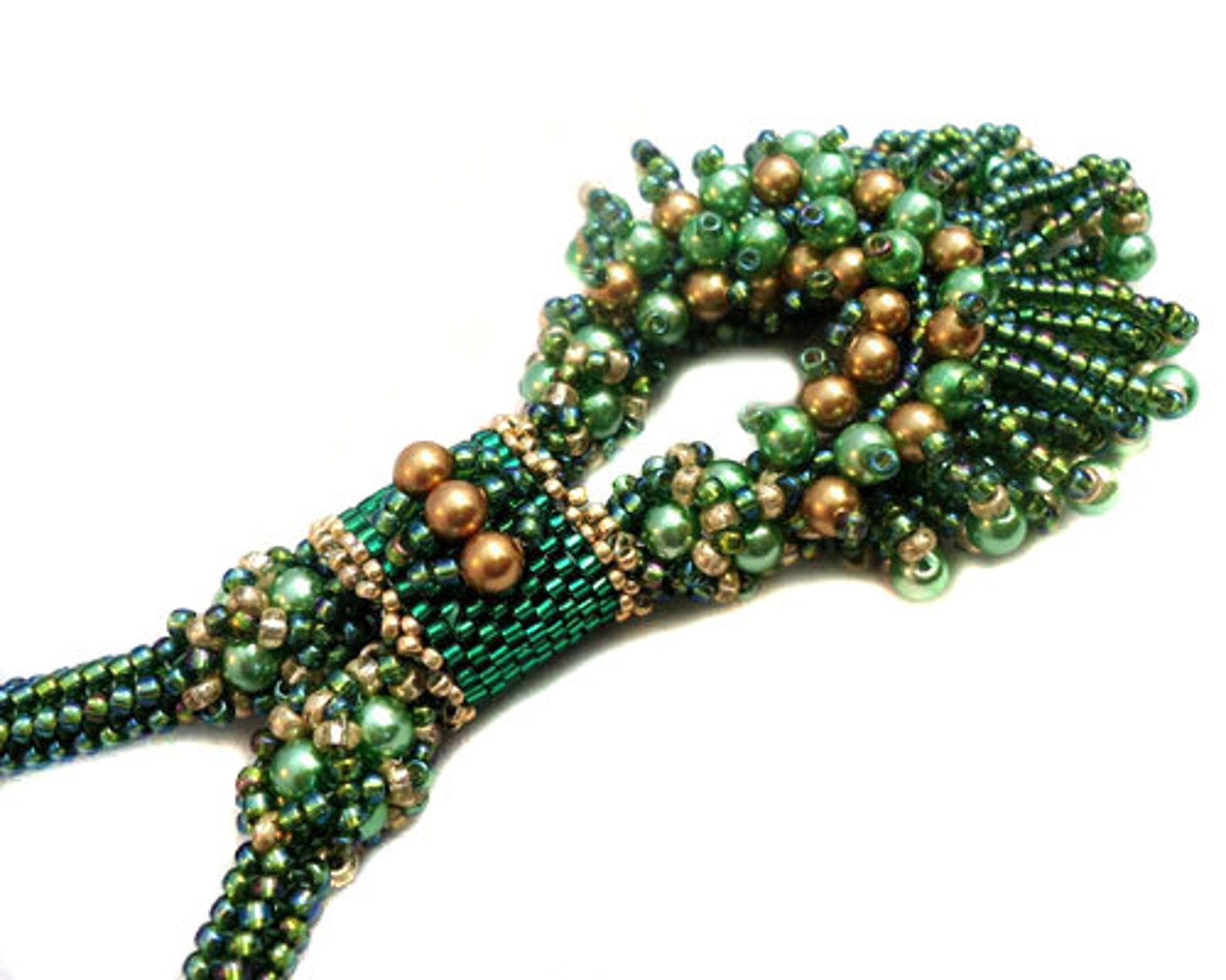 Tutorial Peacock Necklace - Beading Tutorial, Beading Pattern, Instant ...