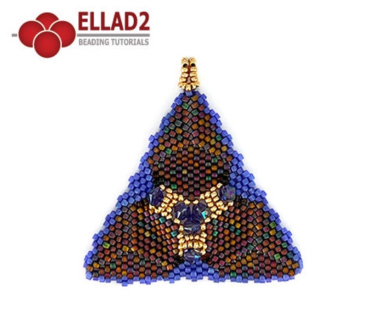 Tutorial Triple Triangle Beading Tutorial Peyote Stitch - Etsy