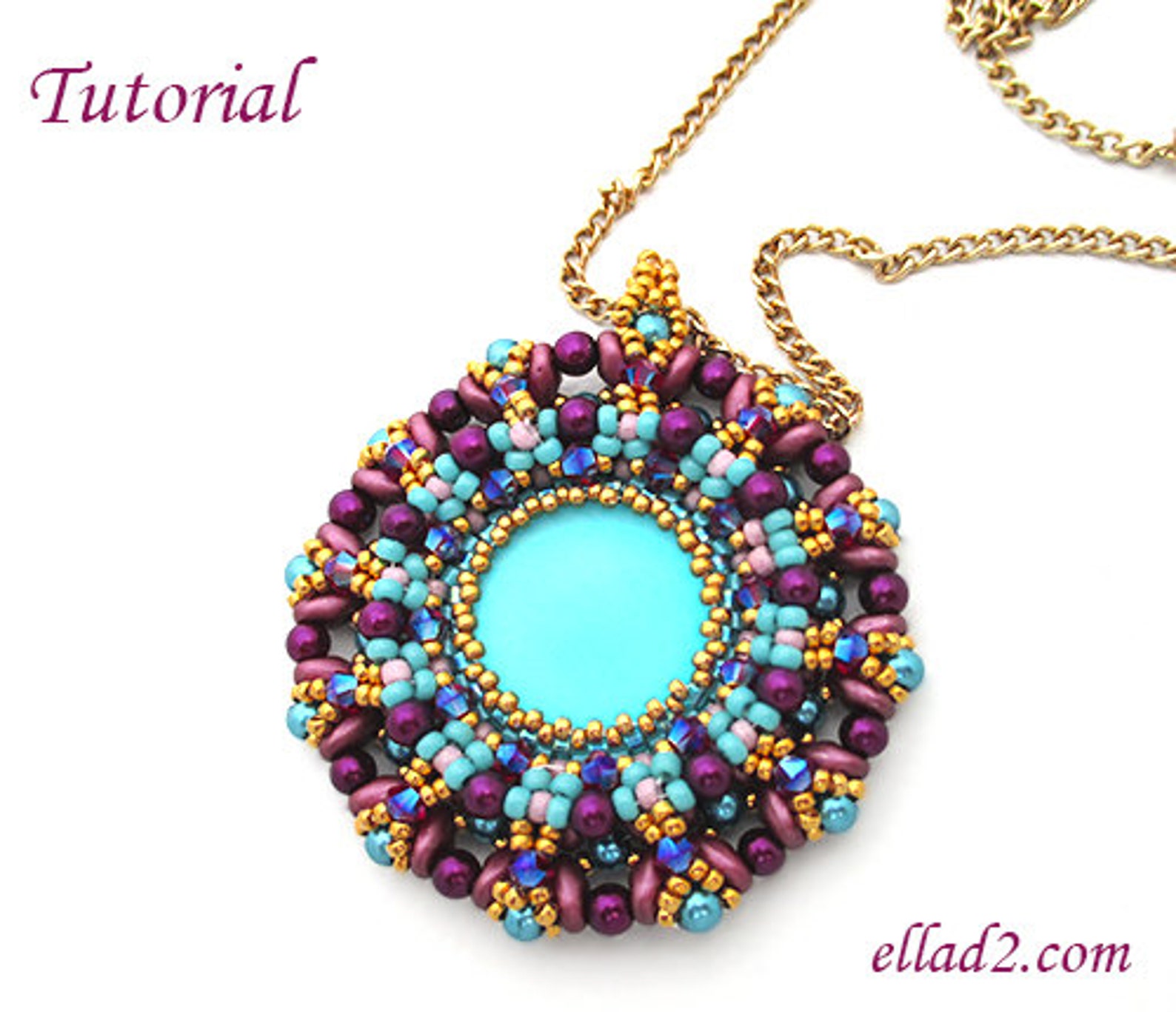 Tutorial Candy Pendant Instant Download PDF Beading - Etsy