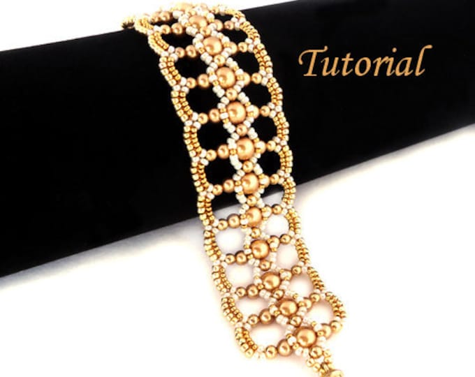 Tutorial Infinity Necklace - Beading Pattern, Beading Tutorial, Instant ...