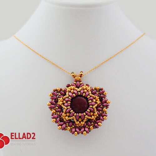 Tutorial Super Diamond Pendant Beading Pattern PDF Instant - Etsy