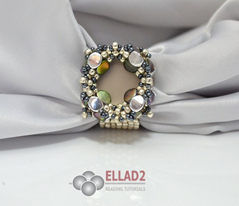 Tutorial Square-set Ring-instant Download Beading Tutorial - Etsy