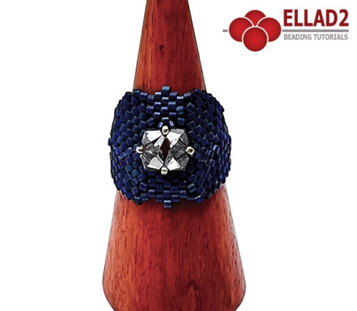 Beading Tutorial Uta Ring Beading Tutorial Instant - Etsy