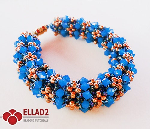 Tutorial Caribbean Bangle Instant Download Beading Pattern - Etsy