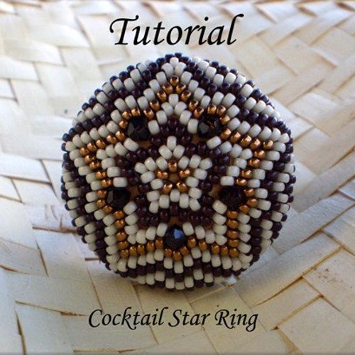 TUTORIAL Cocktail Star Ring - Etsy