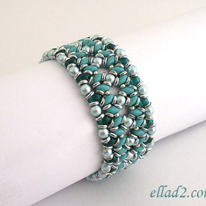 Tutorial O-duo Bracelet - Beading Pattern, Instant Download, PDF, Jewelry Tutorials - Etsy