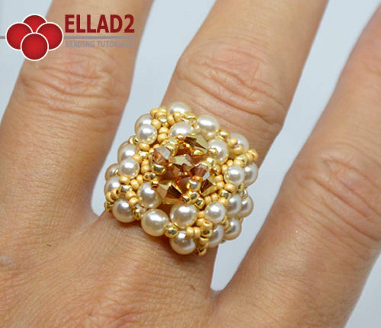 Tutorial Vava Ring Beading Tutorial Beading Pattern Ring - Etsy