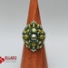 Tutorial Lillian Ring Beading Tutorial, Beadwoven Ring, 2-hole Cabochon, Instant Download, Pdf ...