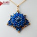 Tutorial Davina Pendant-beading Pattern,beading Tutorial With Diamonduo Beads, Instant Download ...