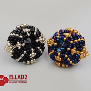 Tutorial Lava Ring - Beading Tutorial, Instant Download, Jewelry Tutorial, Ellad2 - Etsy UK