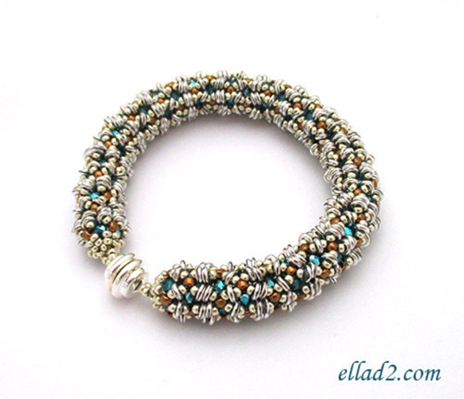 Tutorial O-bracelet - Beading Pattern, Instant Download, PDF, Jewelry ...
