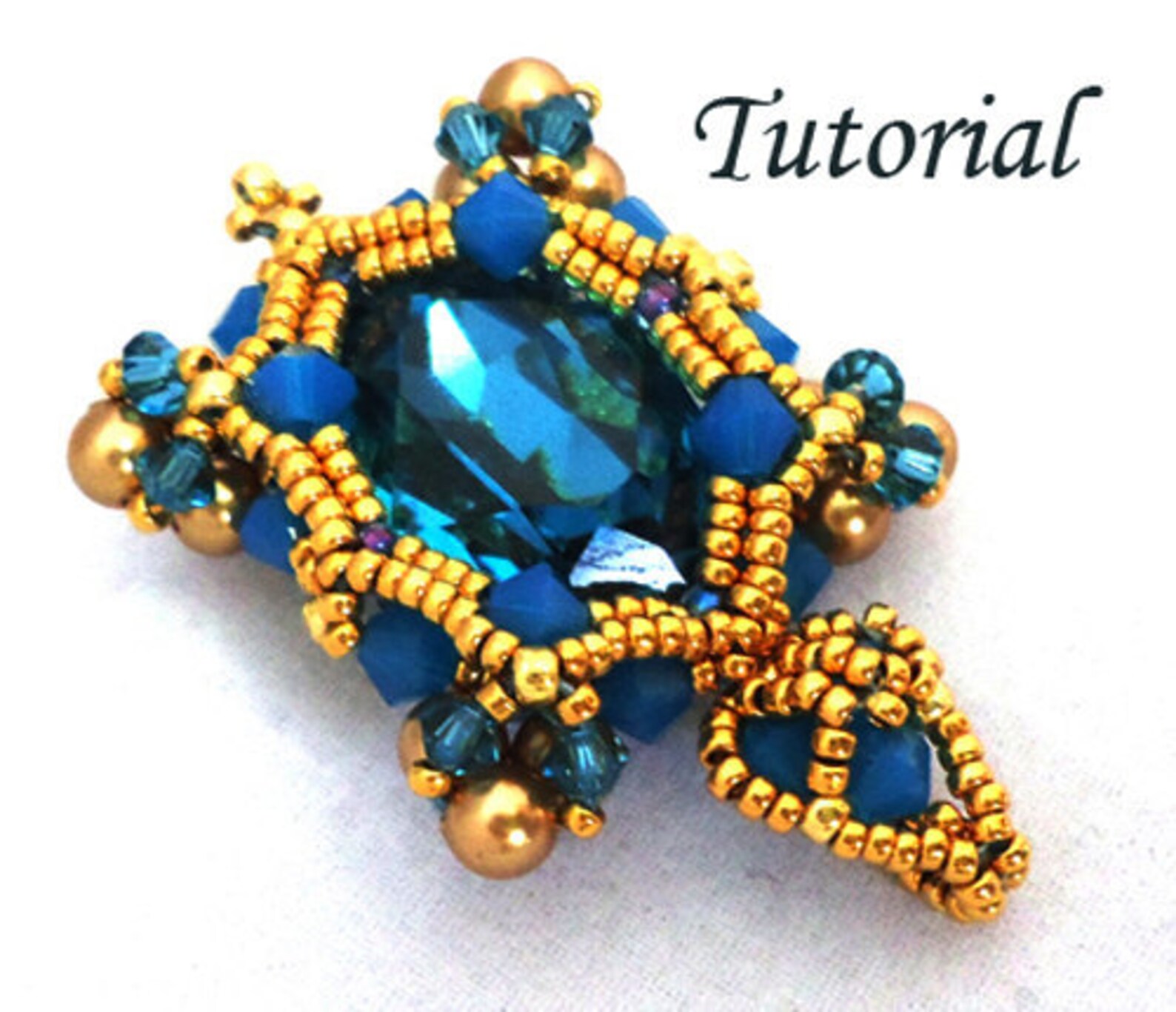 Tutorial Turtle Pendant Beading Pattern PDF - Etsy