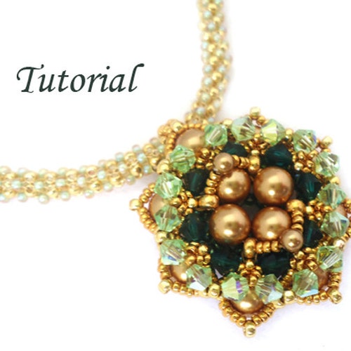 Tutorial Ninouk Pendant Beading Tutorial Pdf - Etsy