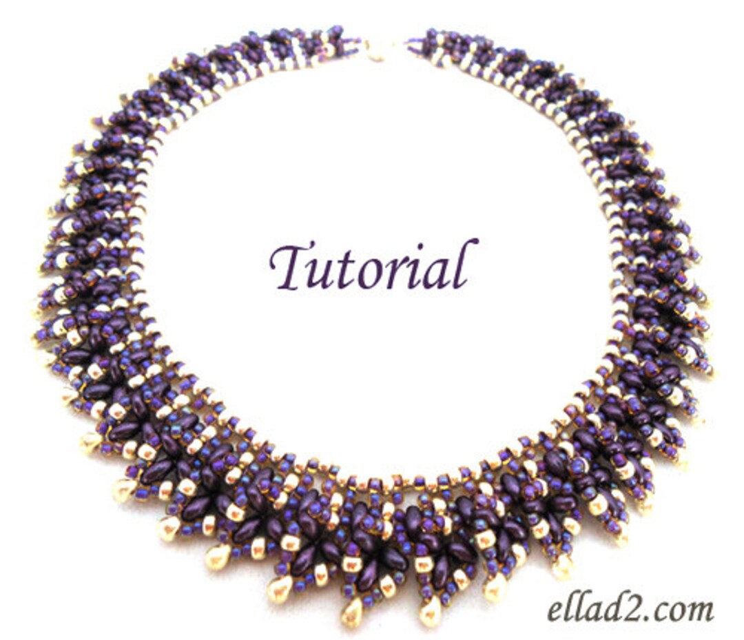 Tutorial Twin Choker - Beading Pattern, Pdf - Etsy