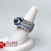 Tutorial Eligia Ring - Beading Tutorial,beading Pattern,pdf File, Instant Download,jewelry ...
