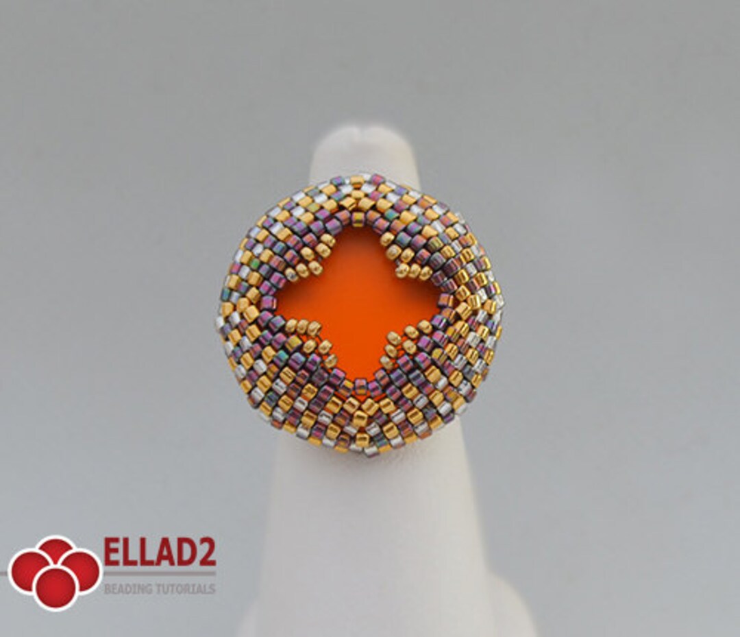 Tutorial Alisia Ring-beading Pattern,beading Tutorial,ellad2 - Etsy