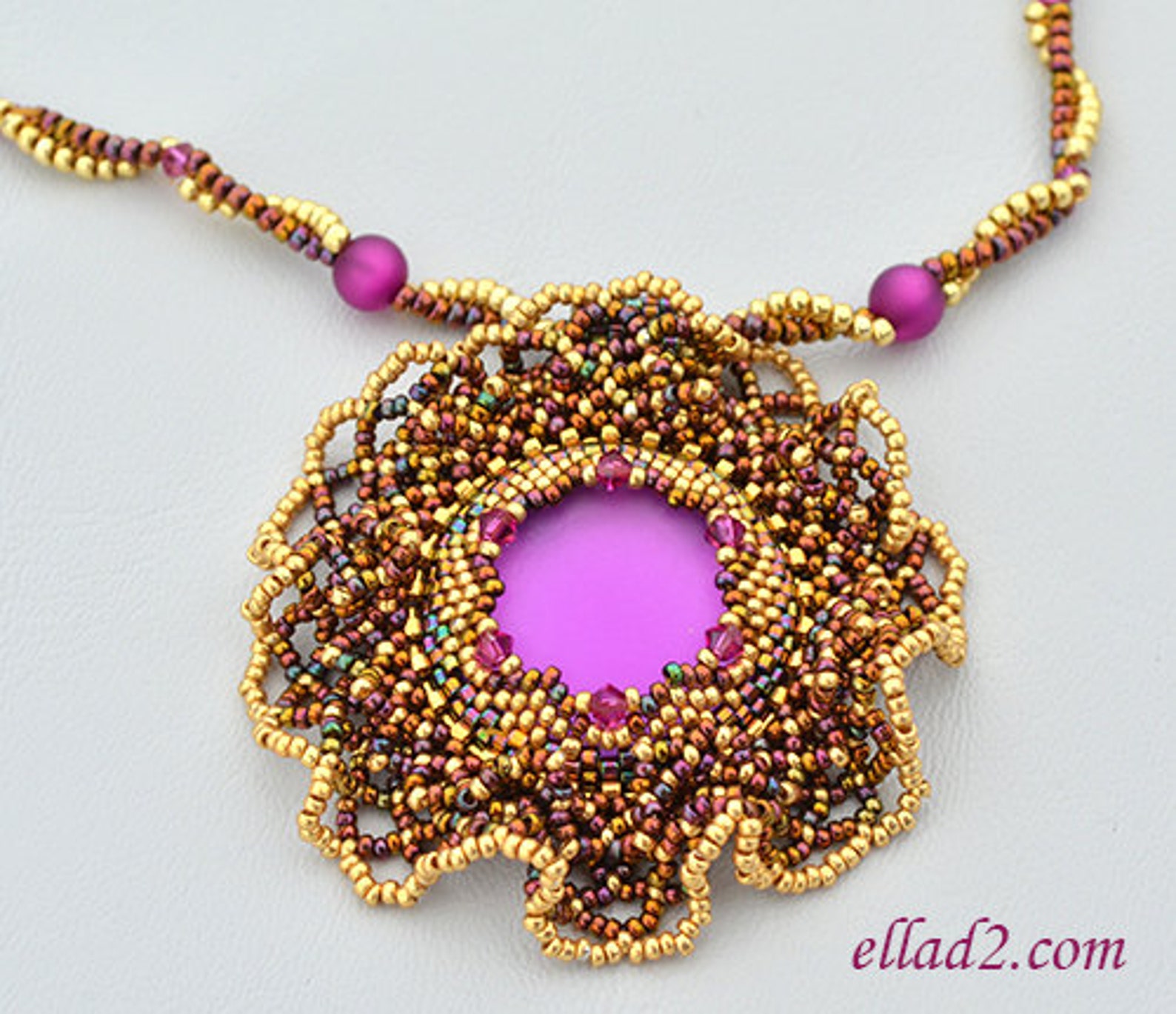 Tutorial Sunset Magic Necklace Beading Pattern PDF | Etsy