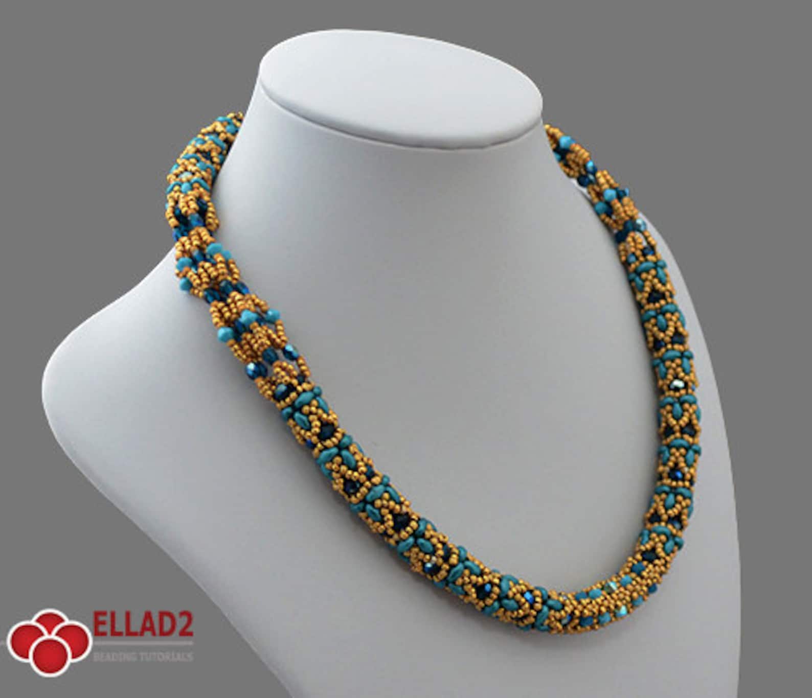 Tutorial Saga Necklace-beading Tutorialbeading Pattern - Etsy