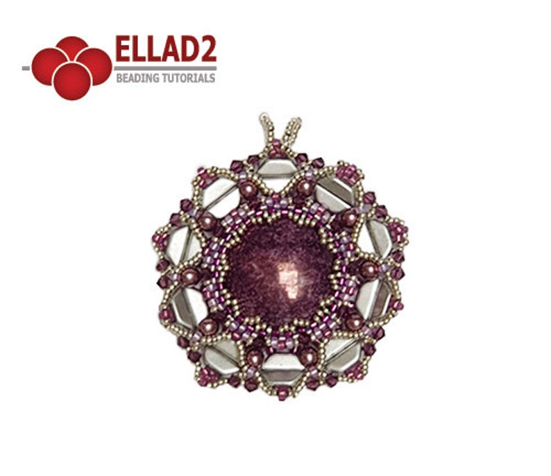 Tutorial Leva Pendant Beading Tutorial With Tinos Par Puca - Etsy