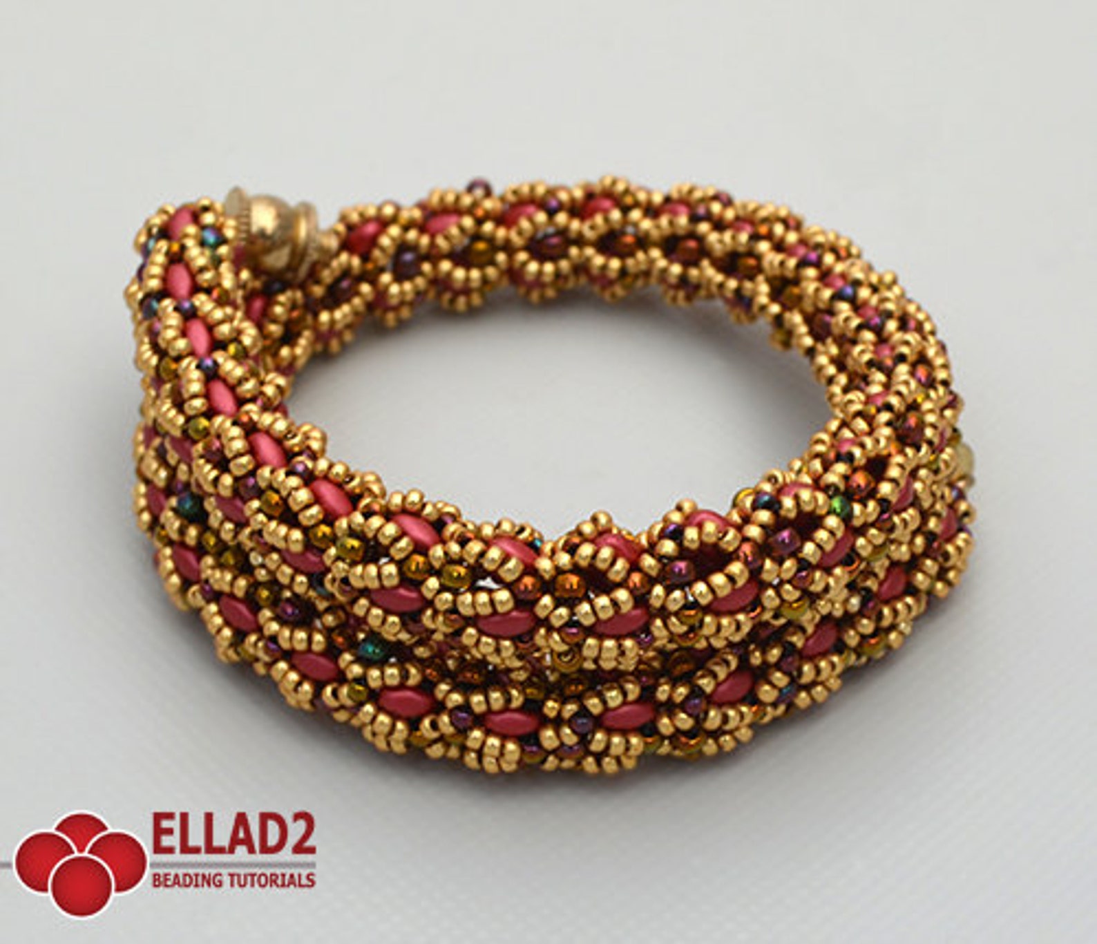 Tutorial Infinity Necklace - Beading Pattern, Beading Tutorial, Instant ...