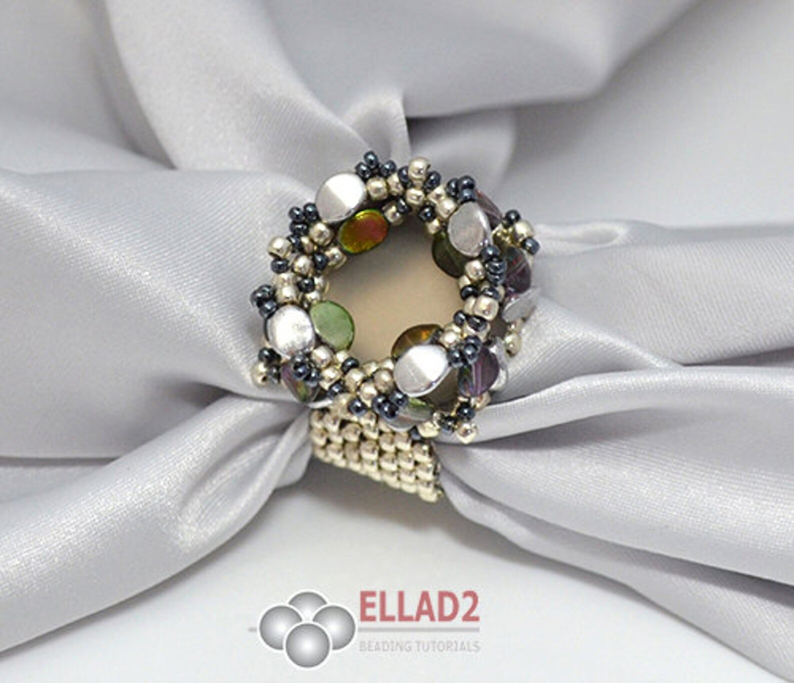 Tutorial Square-set Ring-instant Download Beading Tutorial - Etsy