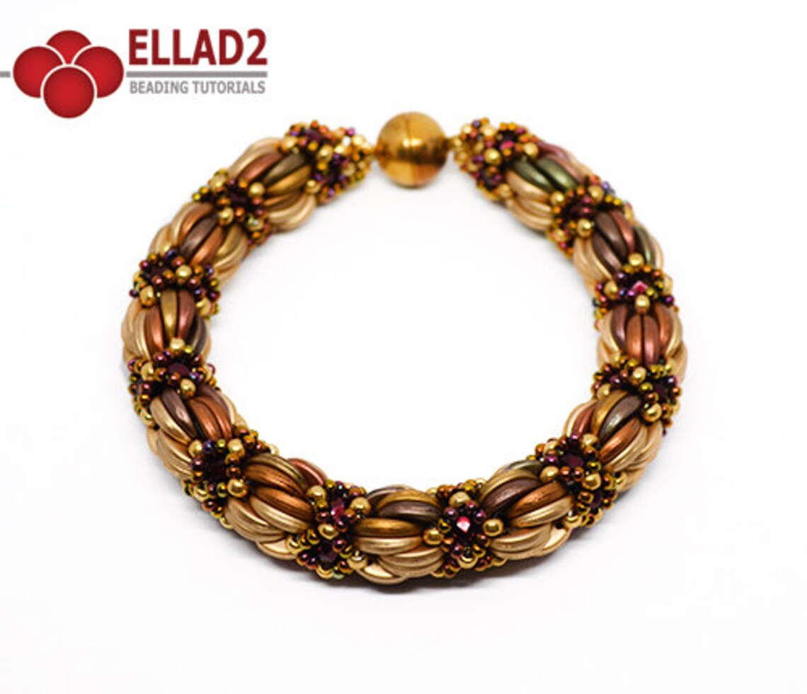 Tutorial Saba Bracelet Beading Tutorial Beading Pattern - Etsy